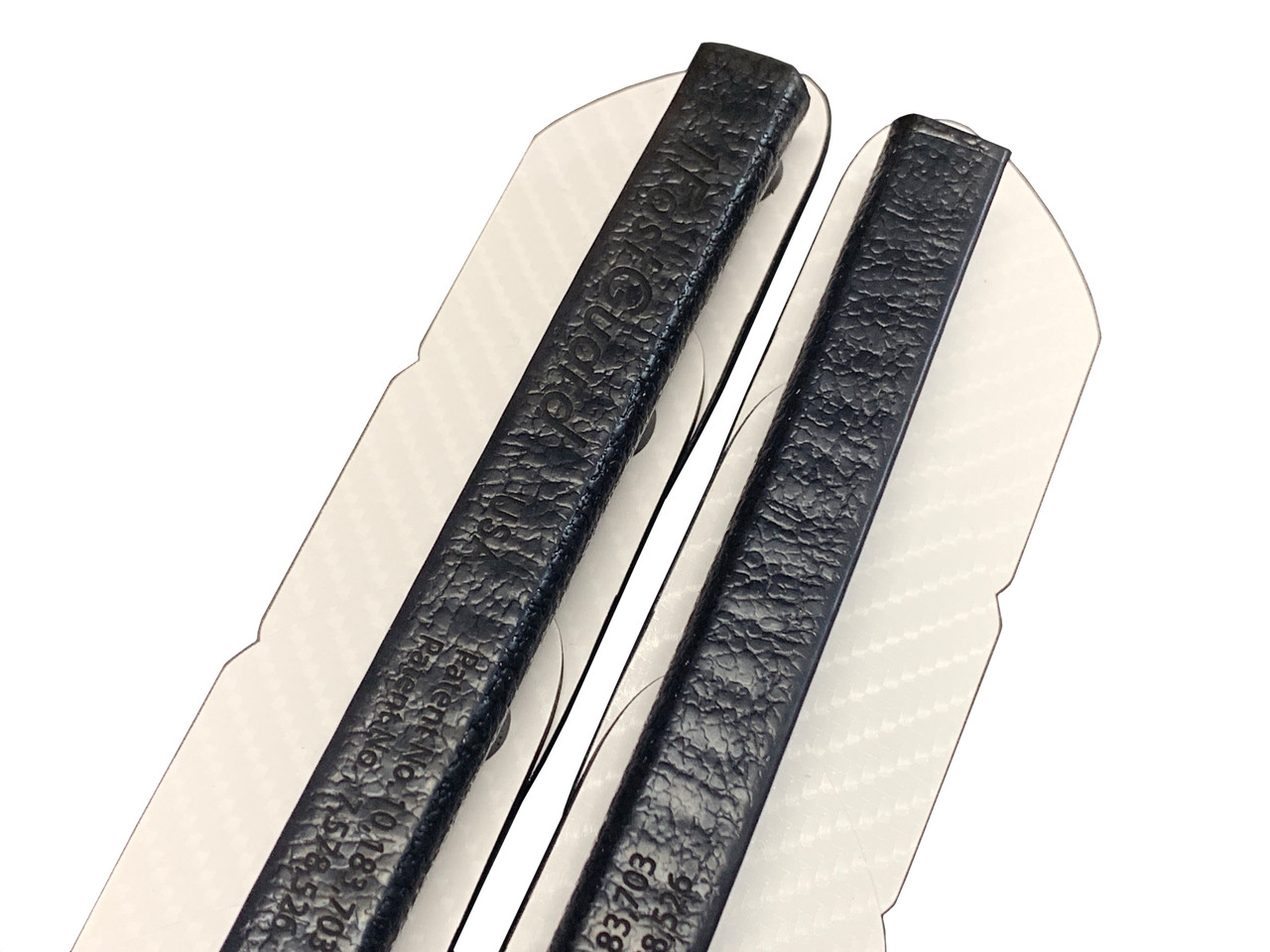 8" Style B with White CF Skins - 1FastGuard stone guards