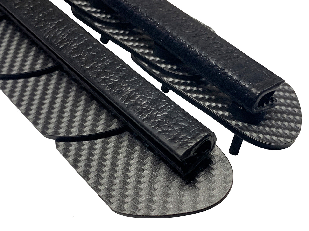 8" Style B with Gray CF Skins - 1FastGuard stone guards