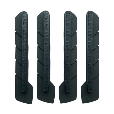 8" Style B low profile 1FastGuard stone guards with MiniFlap, set of 4 ...