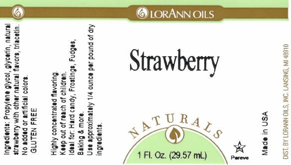 Natural Strawberry Flavour - LorAnn - 16 oz