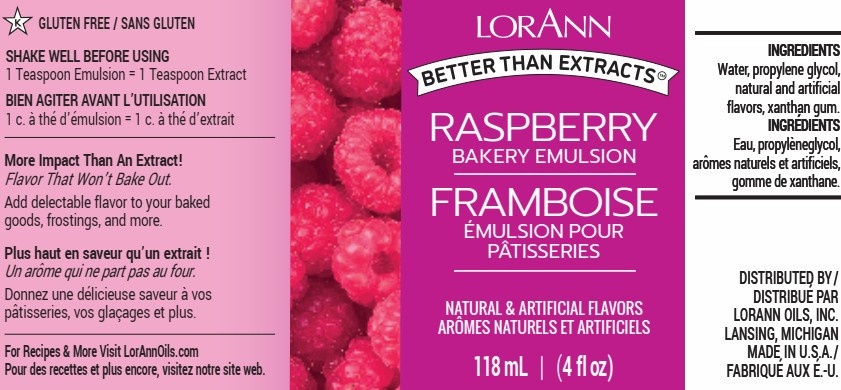 LorAnn - Raspberry Emulsion - 4 oz