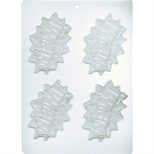 WHAM! Superhero Lingo - Plastic Chocolate Mold