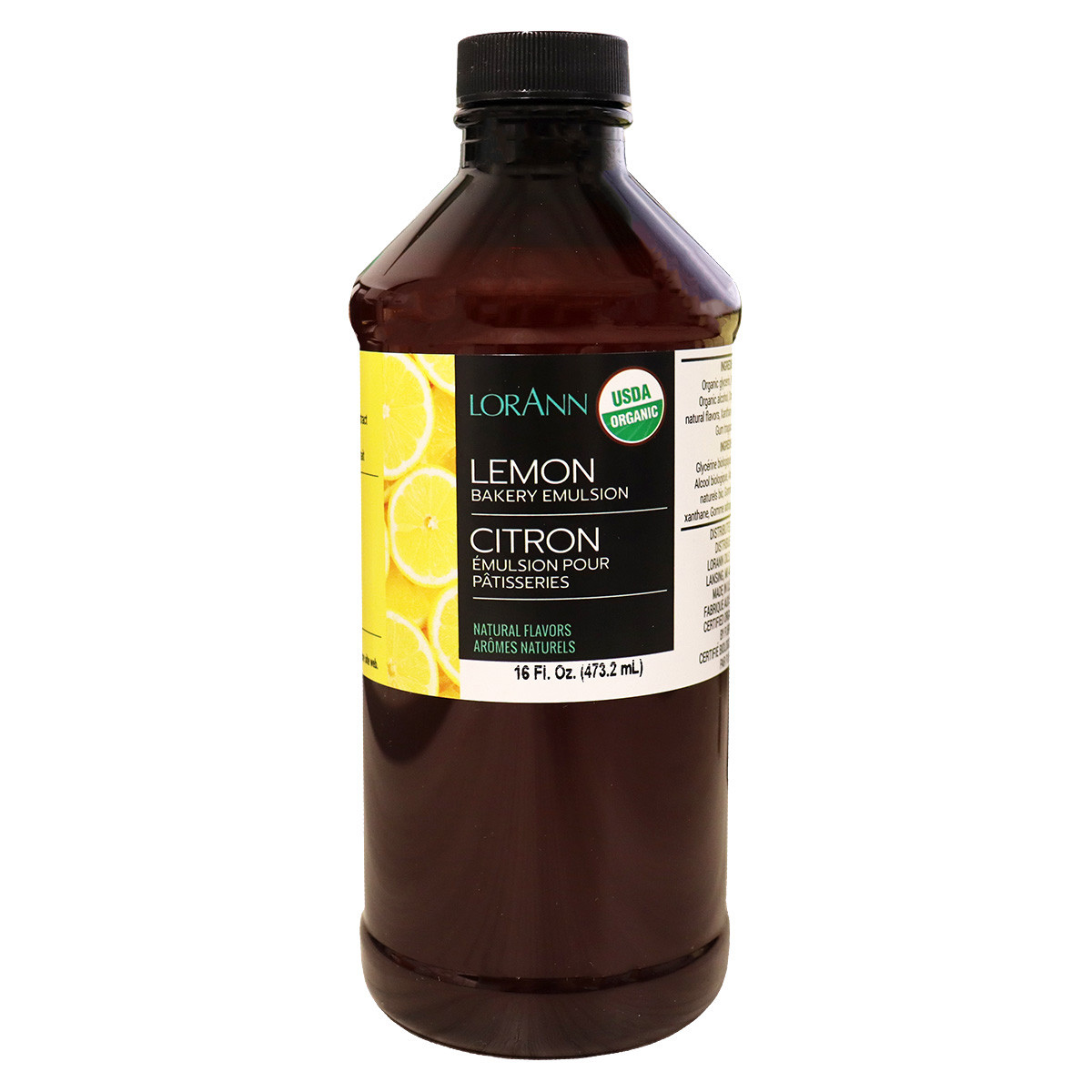 LorAnn - Lemon ORGANIC Bakery Emulsion - 16 oz