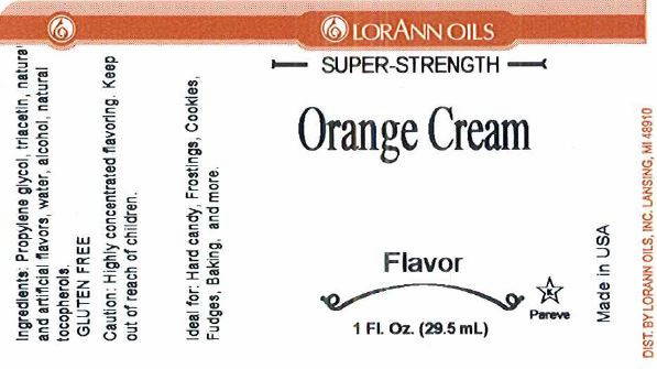 LorAnn - Orange Cream Flavour - 16 oz--NEW SIZE!