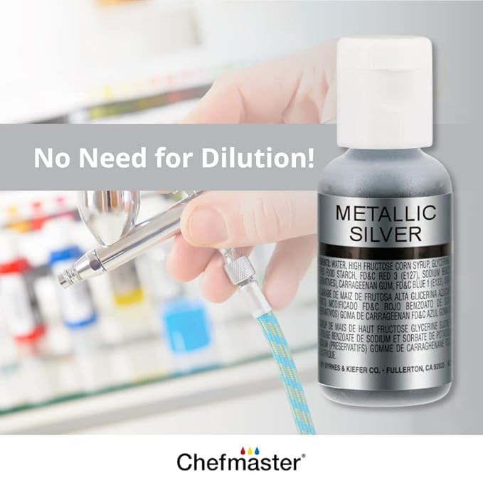 Airbrush - Metallic Colour Kit - Chefmaster