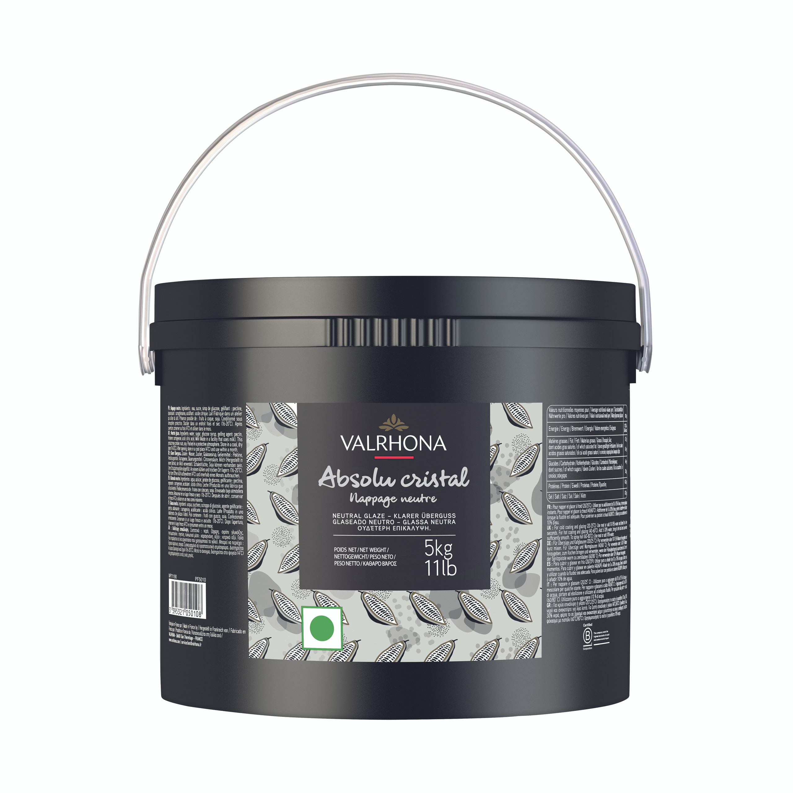 Absolu Cristal Neutral Glaze -5 kg - Valrhona