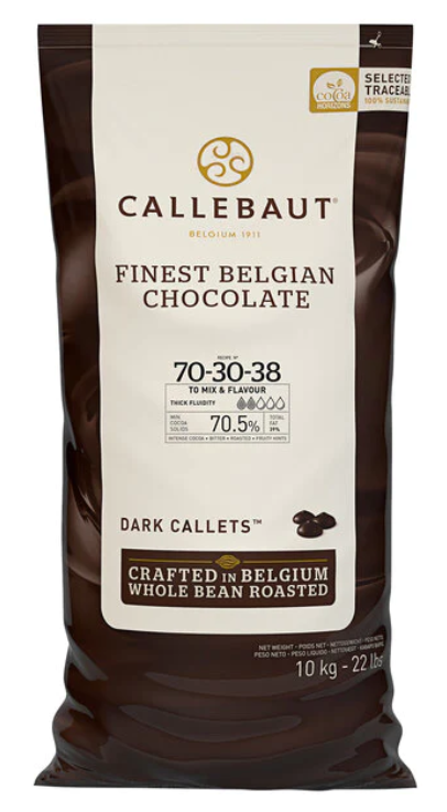 Chocolate - Dark Bittersweet Callets - 2.5 kg (5.5 lbs) - Callebaut