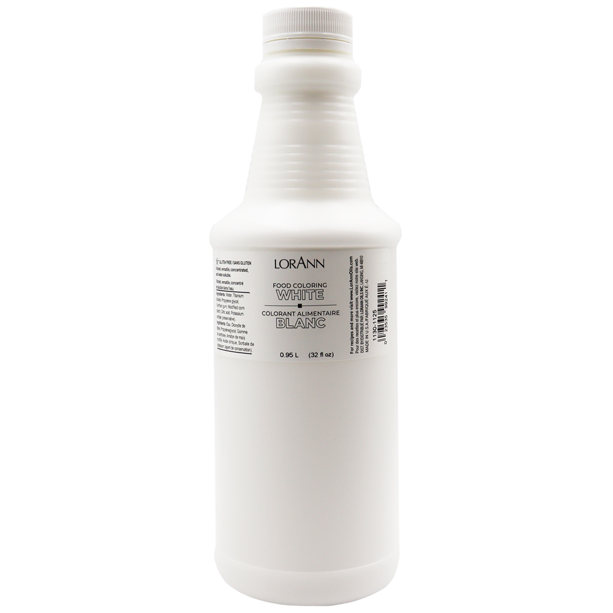 White Food Colouring - Liquid - 946 mL/ 32 oz - LorAnn