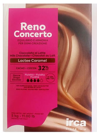 Reno Concerto - Caramel Milk Chocolate - 5 kg - IRCA