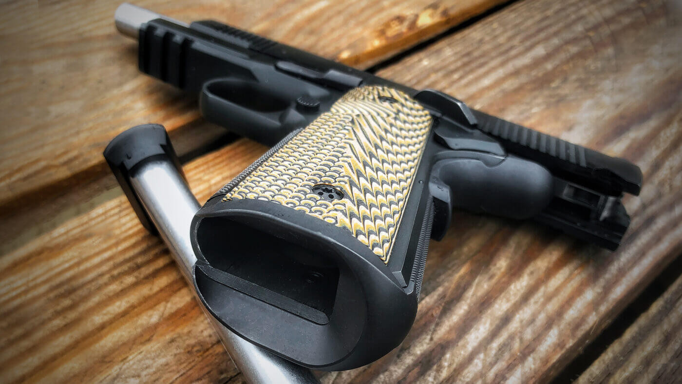 Stan Chen Custom 1911 Shooter Installed Magwell