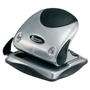 REXEL P225 PRECISION 2 HOLE PUNCH Silver/Black, 25 Sheets - PrimeWork