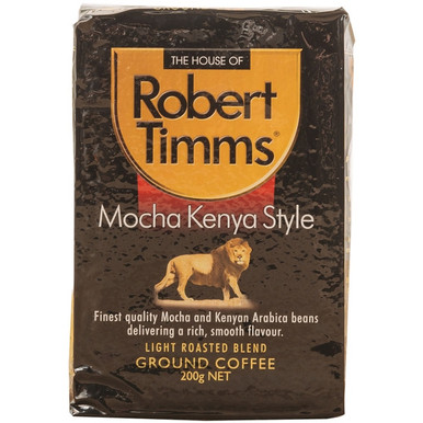 ROBERT TIMMS MOCHA KENYA GROUND COFFEE 200G *Out of Stock* - PrimeWork