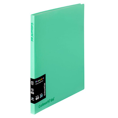 COLOURHIDE DISPLAY BOOK FIXED 20 SHEET Green - PrimeWork