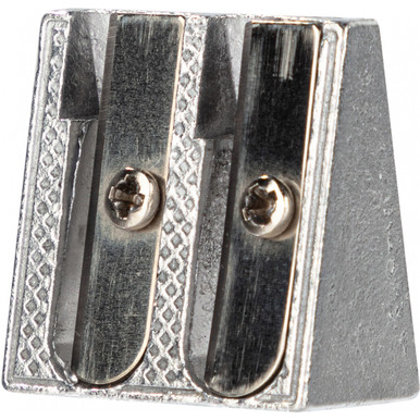 Deli Double Hole Metal Pencil Sharpener 2 Hole - PrimeWork