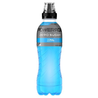 POWERADE MOUNTAIN BLAST SIP CAP ZERO SPORTS DRINK 600ML - PrimeWork
