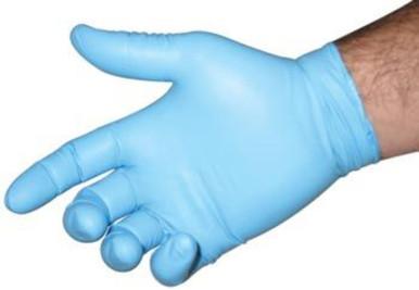 Nitrile Textured Gloves - Powder Free (Multiple Sizes)