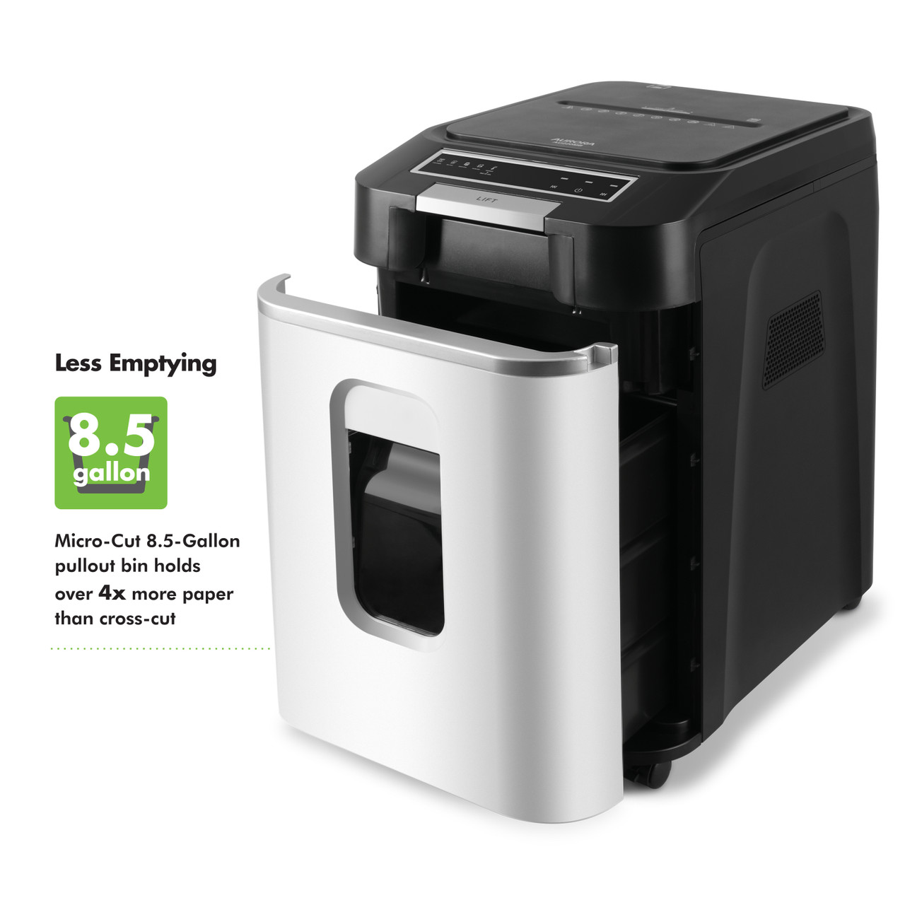 Aurora Commercial Grade 220-Sheet Auto Feed High Security Micro-Cut ...