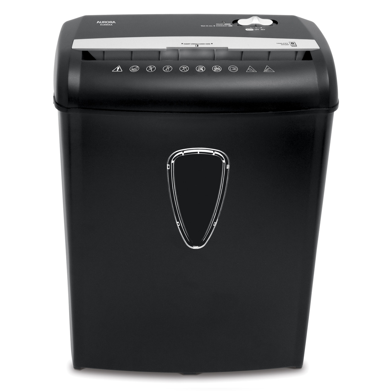 AU890XA 8-Sheet Cross-Cut Paper / Credit Card Shredder
