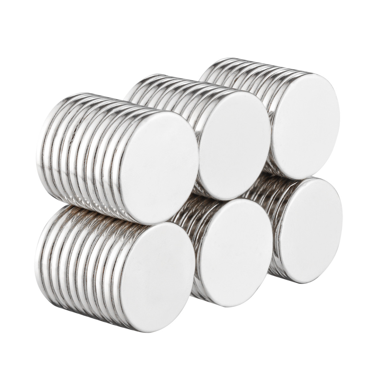 Super Strong Neodymium 60 pc 15mm x 3mm Disc Magnets – Rare Earth ...