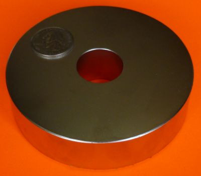 Large Ring Magnets 4 in OD x 1 in ID x 1 in Neodymium N42