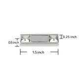 1.5 in X 1/2 in X 1/4 in Channel Magnet-Rectangular Cup Magnet W/2 ...