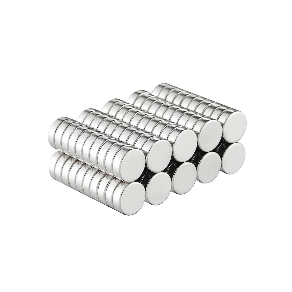 Super Strong Neodymium 100pc 8mm x 3mm Disc Magnets – Powerful Rare ...