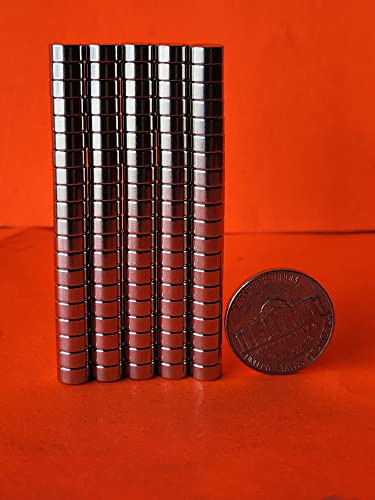 100 N42 Neodymium Magnets 1/4 x 1/4 inch cylinders, The World’s ...