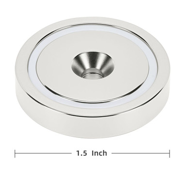 130 LB Strong Cup Magnets 1.5 inch Neodymium Holder