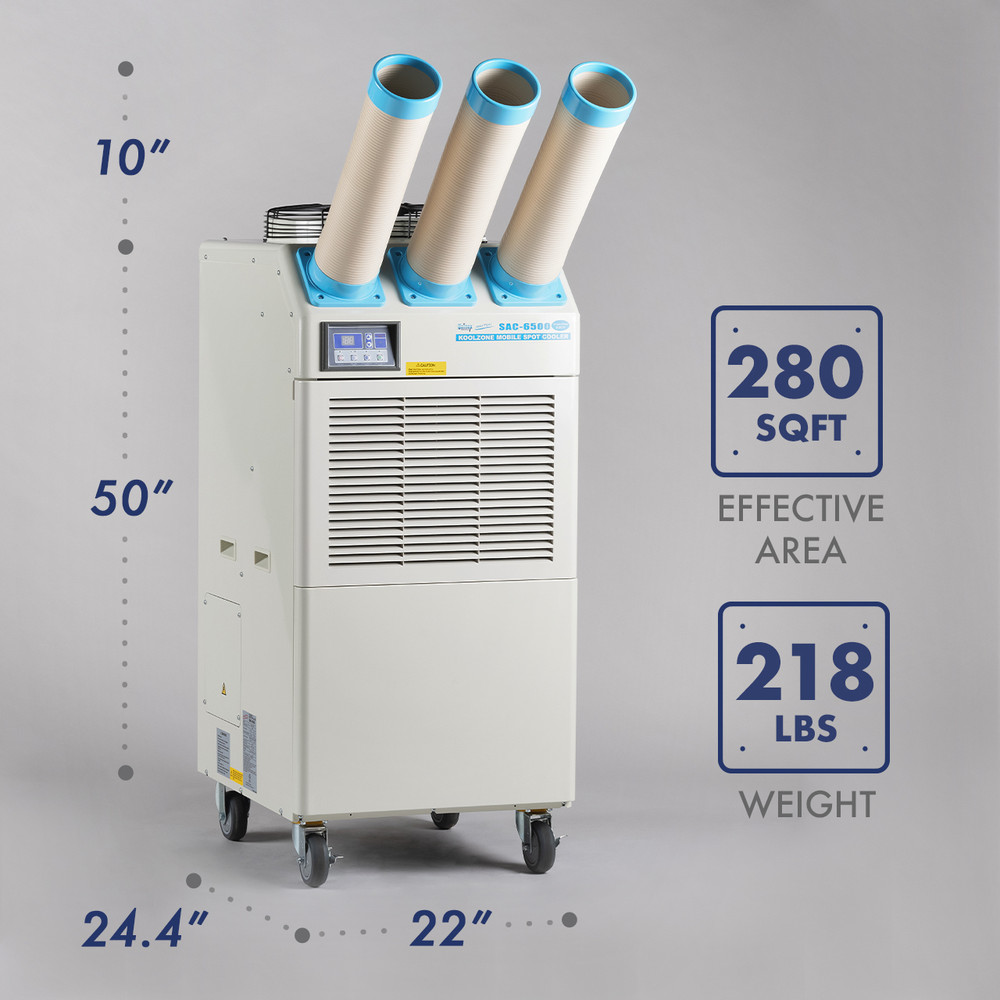 SAC-6500, KOOLZONE Mobile Spot Cooler 23,053 BTU