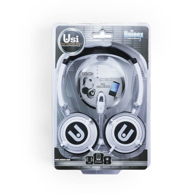 HE09MIC WT, Usi Performance Series Headphones with MIC