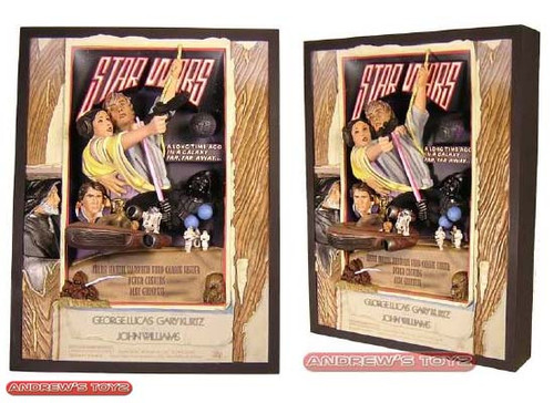 Code 3 Star Wars A New Hope Sculpted Movie Poster (Style D)