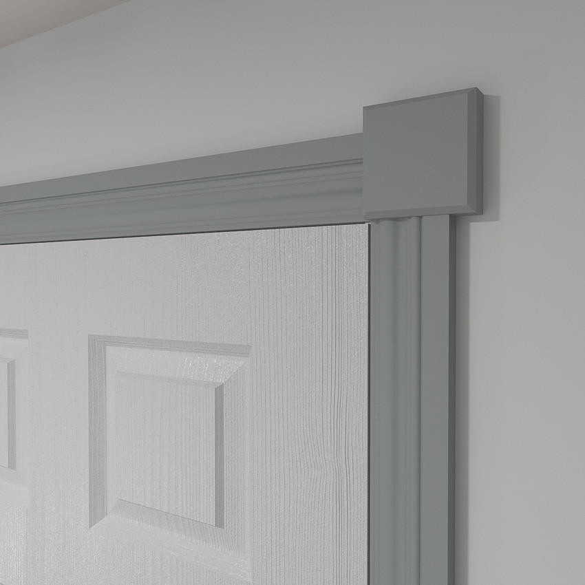 MDF Rosette Block P1 | Free Standard Delivery | Skirting World