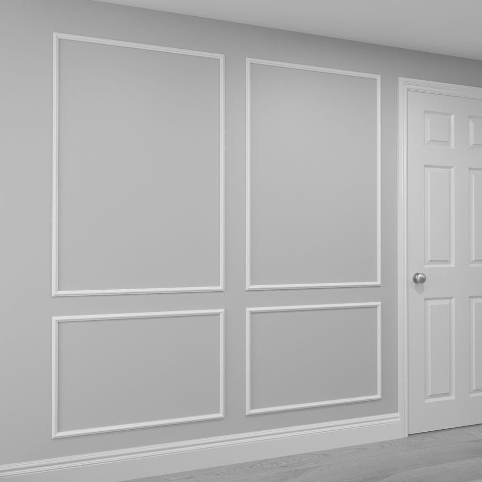 Square MDF Wall Panelling Strips | Free Delivery | Skirting World