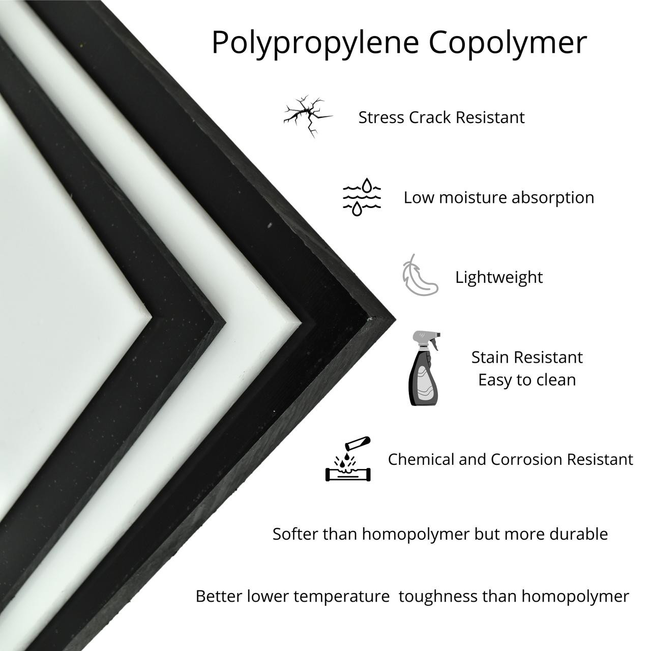 Polypropylene Copolymer (PP-C) Plastic Sheet | BuyPlastic