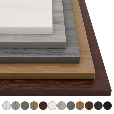 Vycom TimberLine, Woodgrain HDPE Plastic Sheet | BuyPlastic