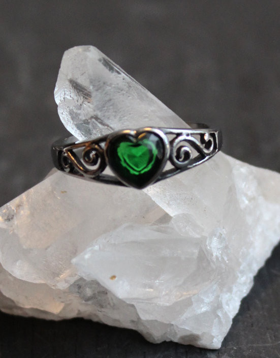 Stainless Steel heart Ring