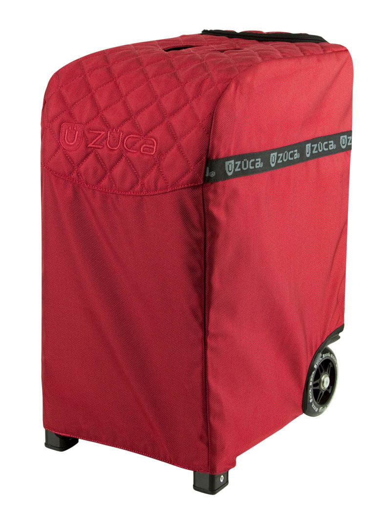 Zuca Professional Wheelie Case for Stenograph in Ruby Red - Black Frame ...