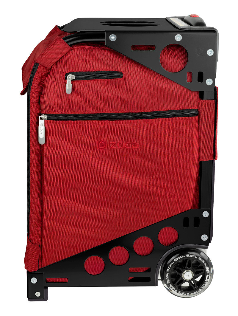 Zuca Professional Wheelie Case for Stenograph in Ruby Red - Black Frame ...
