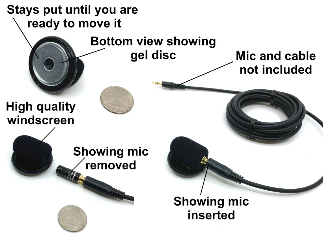 Audio - Mic Accessories - StenoWorks The Court Reporting Store