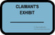 DEFENDANT'S EXHIBIT NO. Labels Stickers Blue Free Shipping - StenoWorks ...