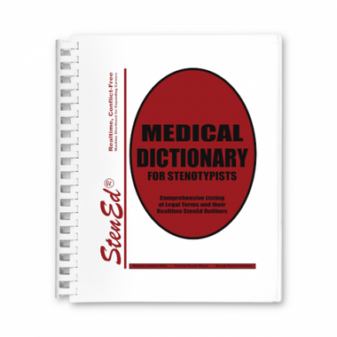 StenEd Medical Dictionary for Stenotypists - StenoWorks The Court ...