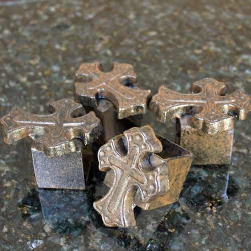 Wrought Iron Cross Napkin Ring (Style B) | Christian Gifts Place