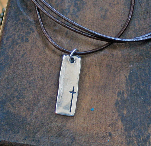 Simply Him Narrow Cross Pendant | Christian Gifts Place