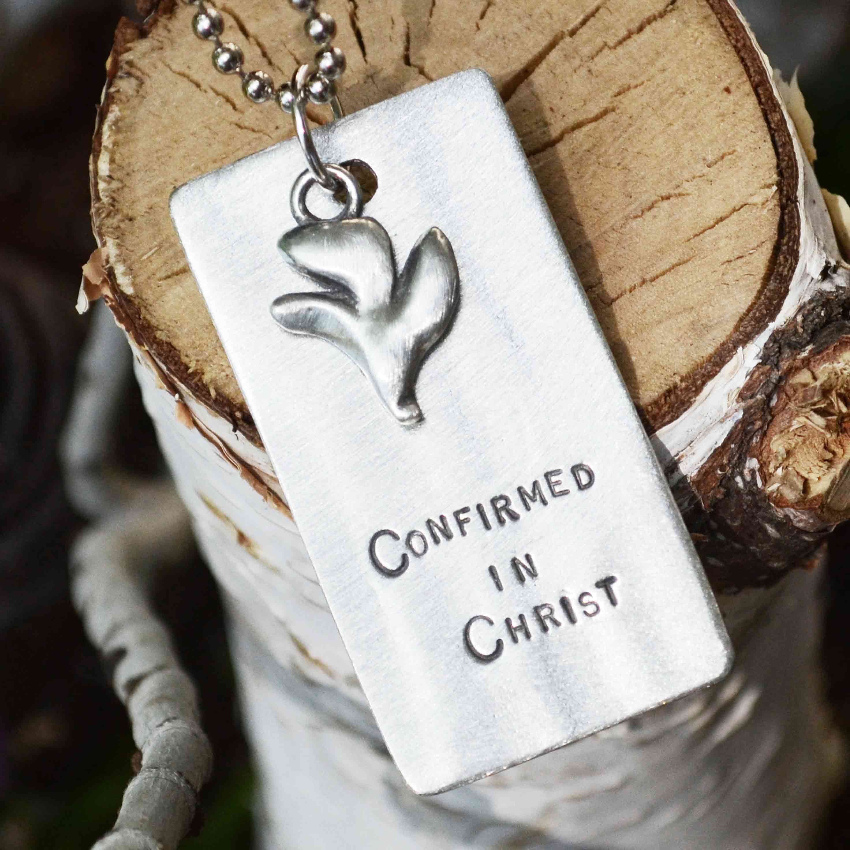 Confirmation Pewter Dog Tag | Christian Gifts Place