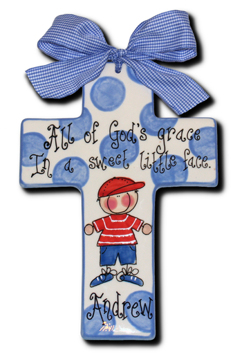 Personalized Blue Cross | Christian Gifts Place
