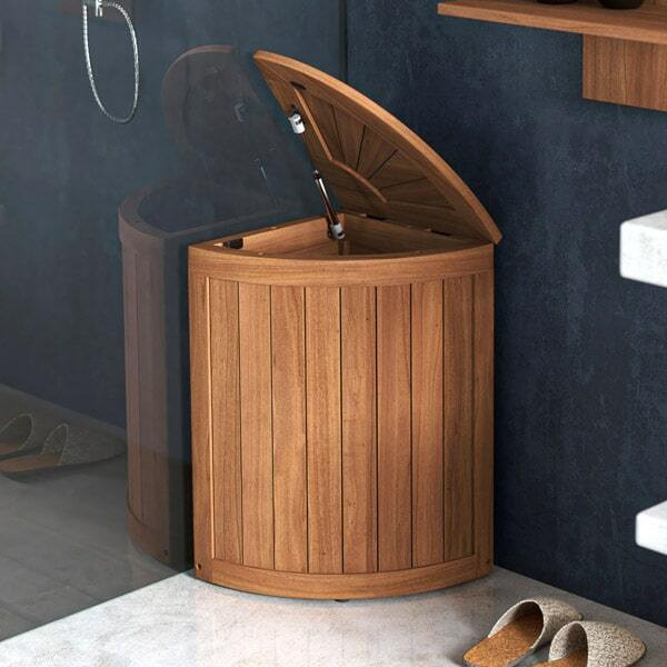 Replacement Fabric Hamper Bag — Bathroom Teak Furniture