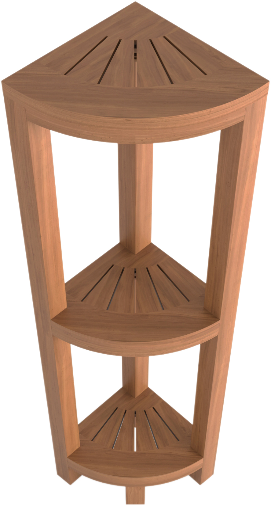 Kai™ OptiAREA™ Corner Teak Shower Stand - Aqua Teak