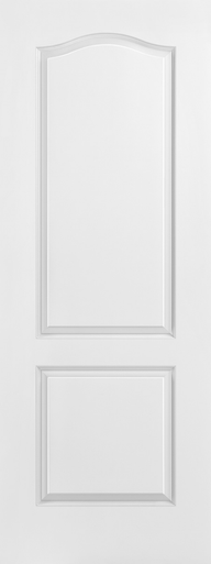 2 Panel Arch-Top Textured Moulded Door - Trim Depot