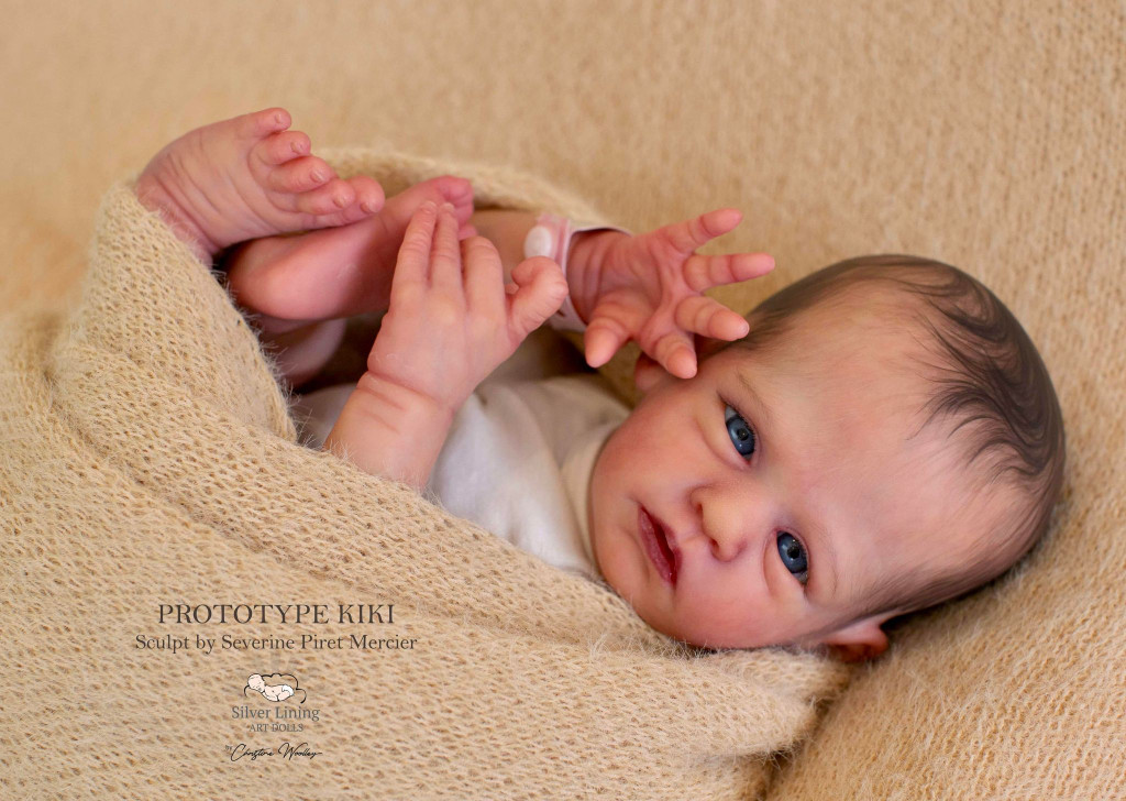 Kiki Reborn Vinyl Doll Kit By Severine Piret