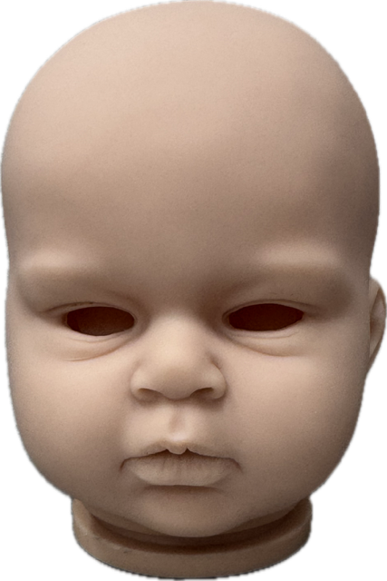 Maya Reborn Vinyl Doll Head by Reva Schick - HEAD ONLY